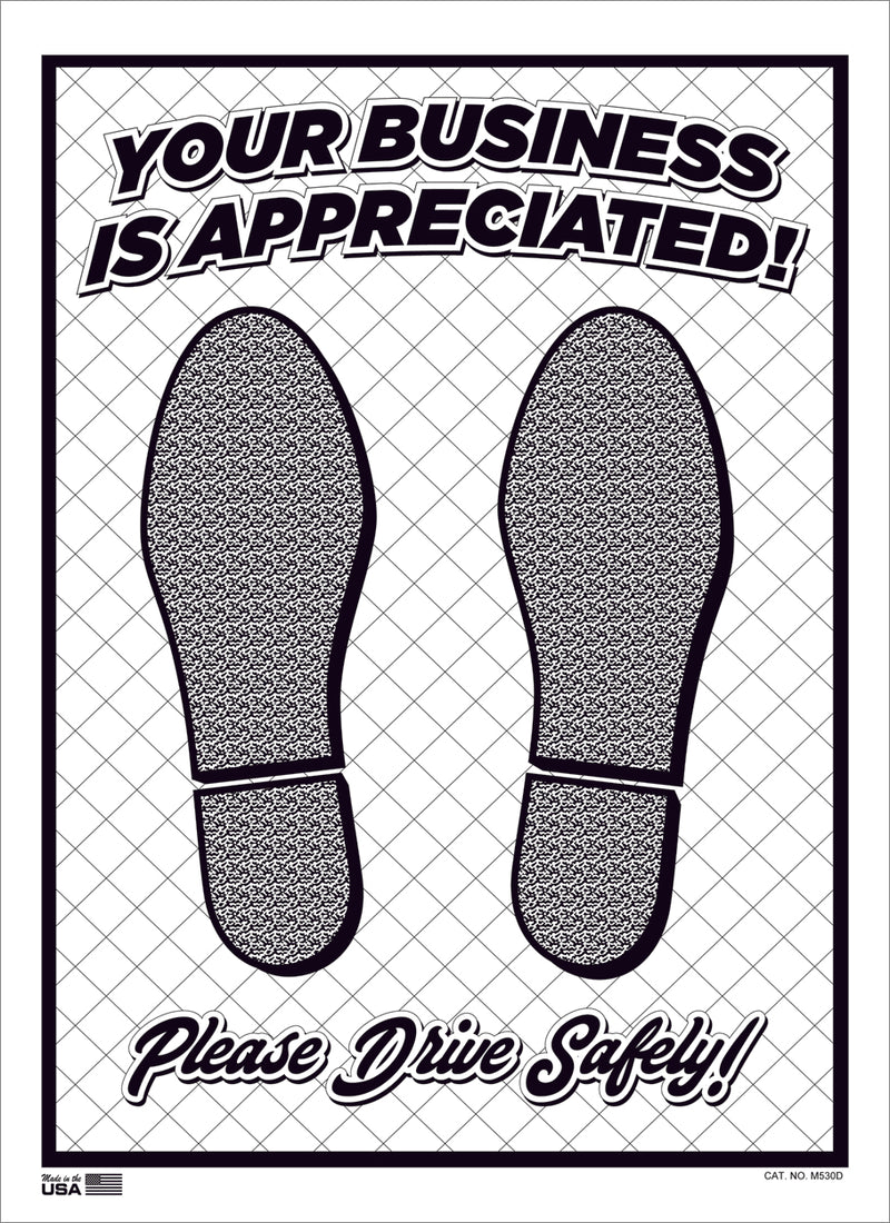 Paper floor mats for detailing store